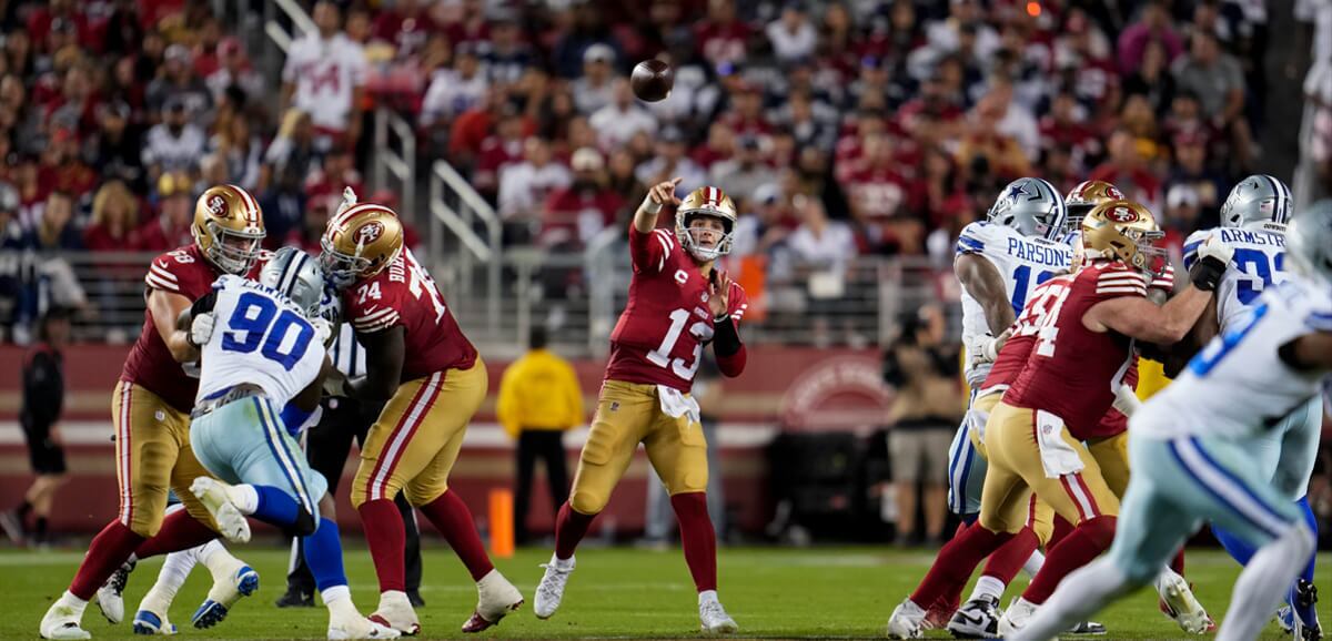 49ers’ QB Brock Purdy Is The New NFL MVP Betting Favorite 49ers’ QB Brock Purdy Is The New NFL MVP Betting Favorite